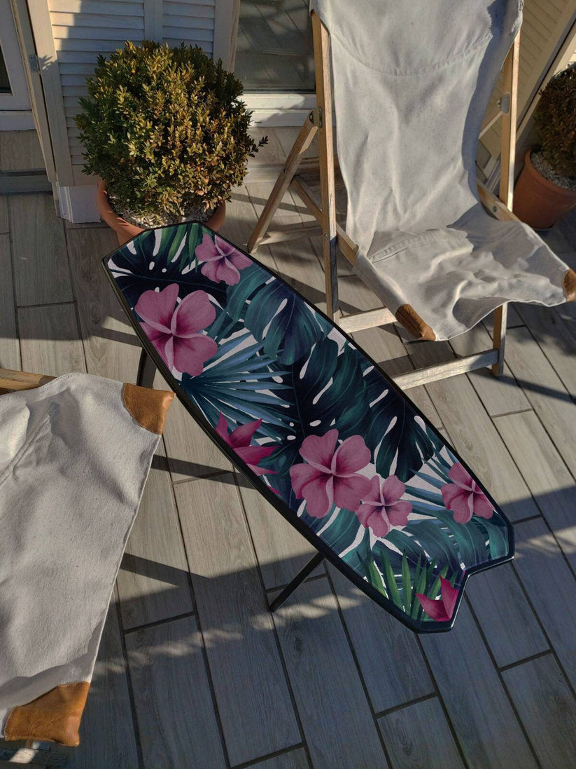 Surfboard Coffee Table ( metal legs-31 inches ) – handycorshop