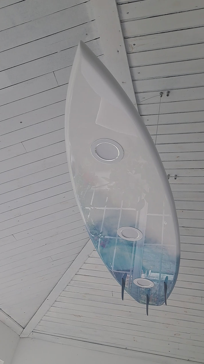 Surfboard Shaped Ceiling Chandelier Aloha Vibes – handycorshop