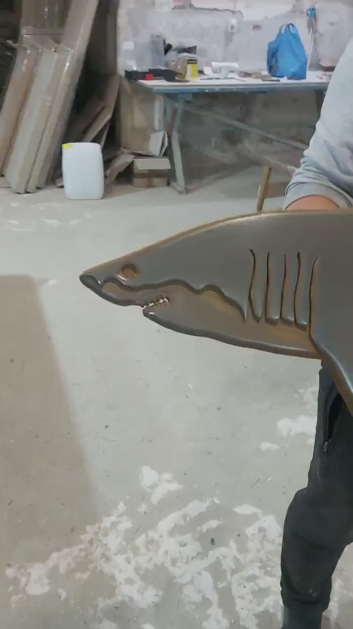 Unique Wall Lamp in the Shape of a Shark: LED Shark Lamp – handycorshop