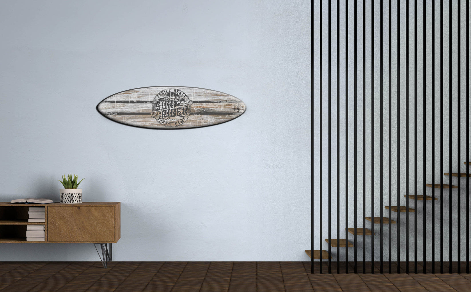 Surfing Board Wall Hanging: Surfboard Wall Sign for Vibe Decor ...